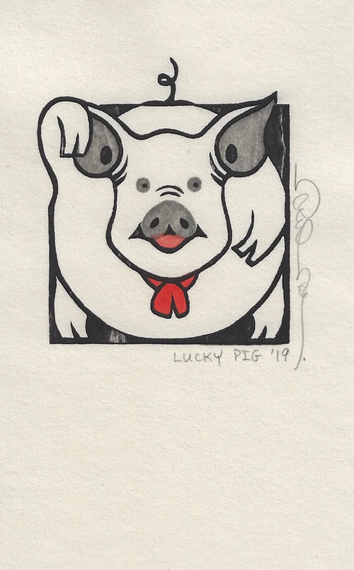 LUCKY PIG – Barbara Wybou